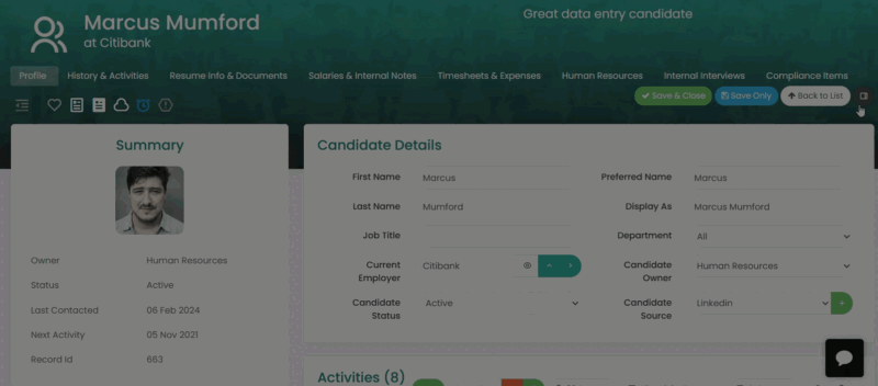 Tracker New Features Tracker
